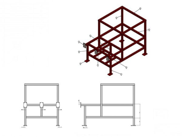 Sheet Metal Fabrication Drawing | Engineering CAD Design Services