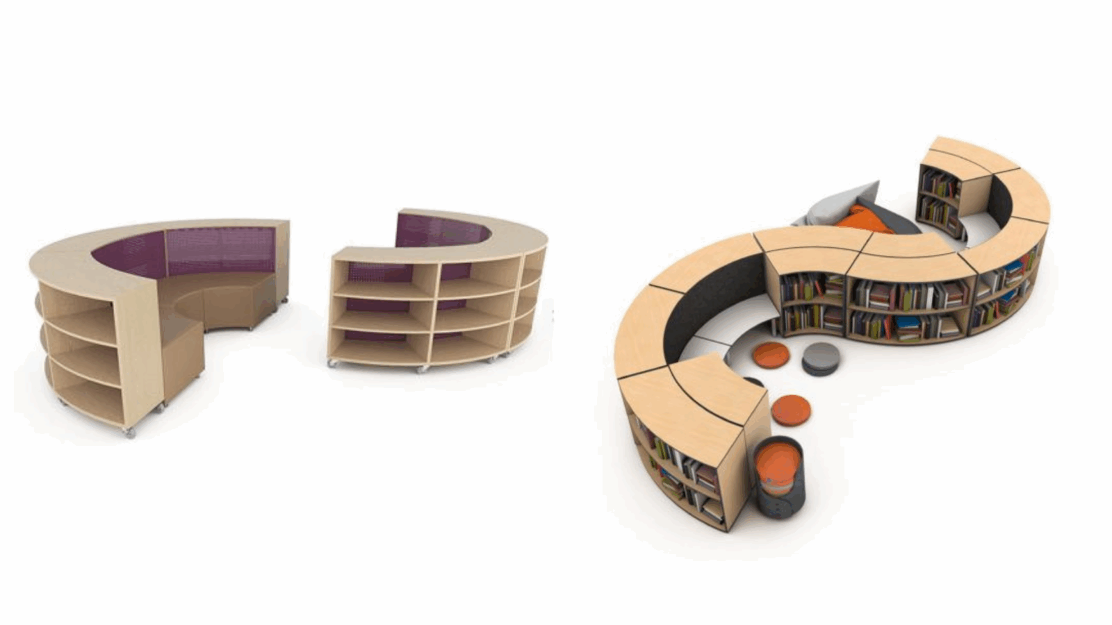 3D Furniture Design for Modern Library Spaces