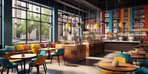 3D Furniture Design Transforms Cafe Interiors | Shalin Designs