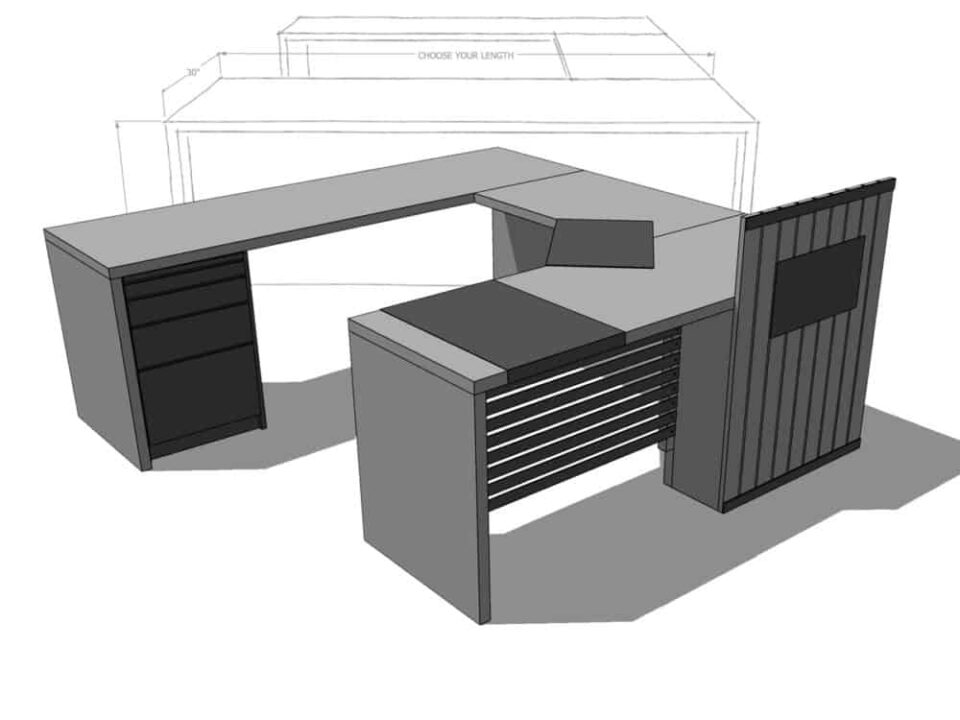 Custom Furniture CAD Design services for Home & Office